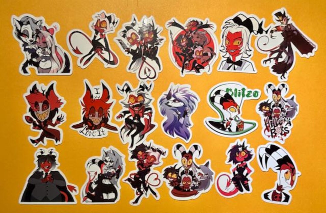 Helluva Boss Sticker Pack High Quality Glossy Finish - Etsy