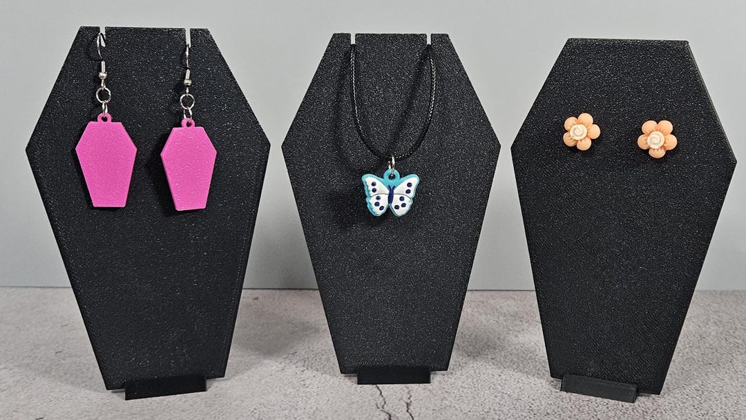 Coffin Jewelry Display Stands - Three Styles - 3D Printed - Etsy