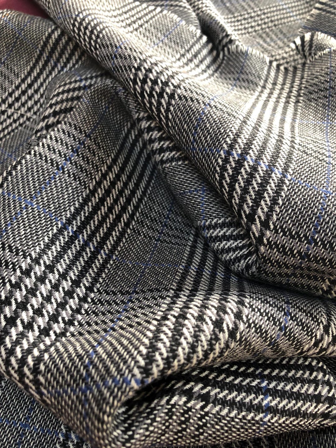 Pure Wool Tweed Fabric - Etsy