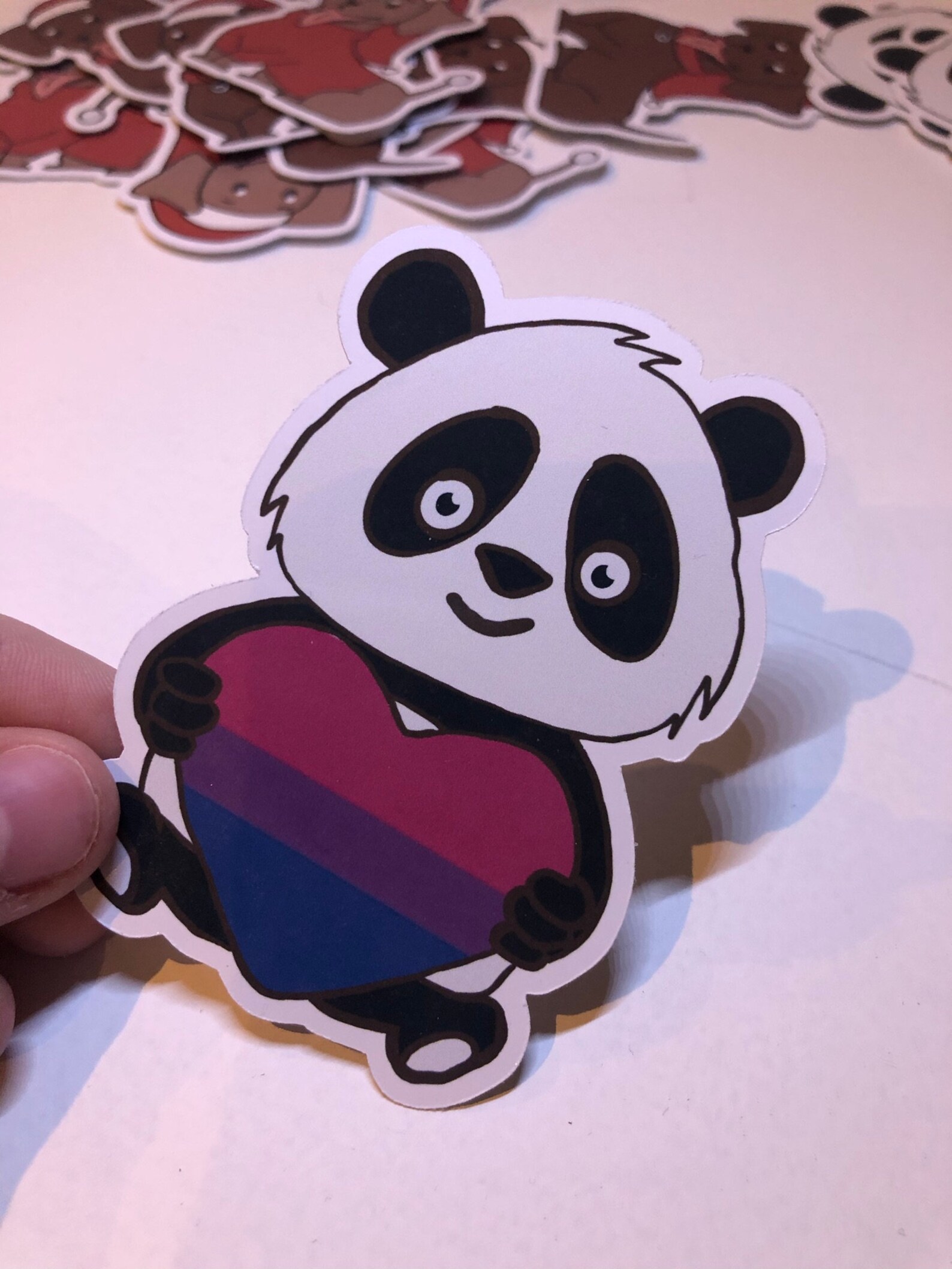 Pride Panda Sticker Lgbt Animal Stickers | Etsy