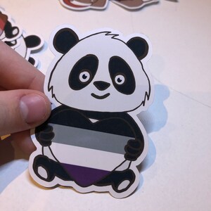 Pride Panda Sticker Lgbt Animal Stickers | Etsy