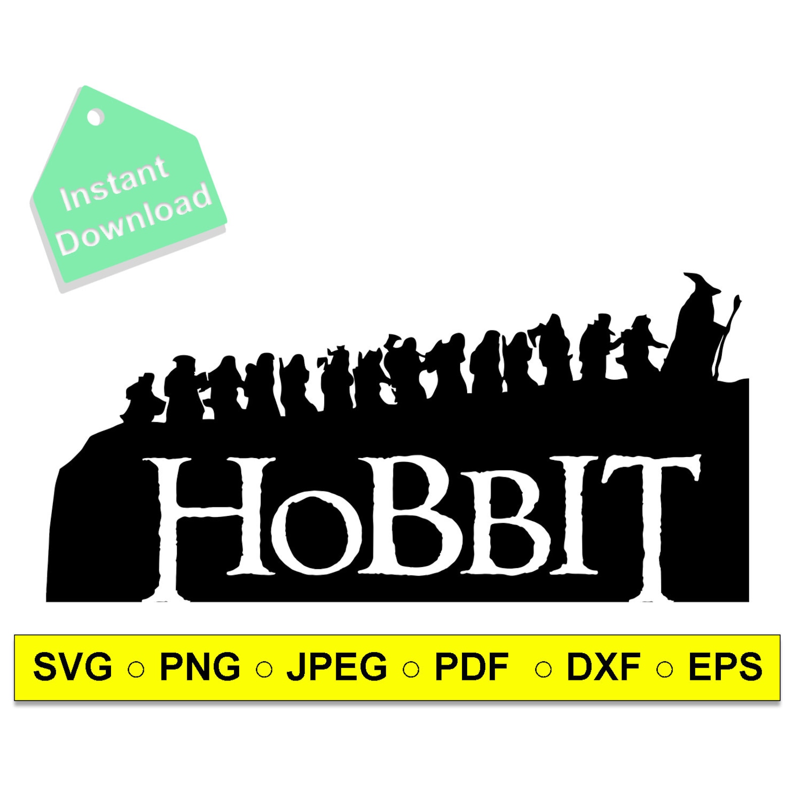 Hobbit svg Ring svg Herr der Ringe svg dxf png Herr der - Etsy.de