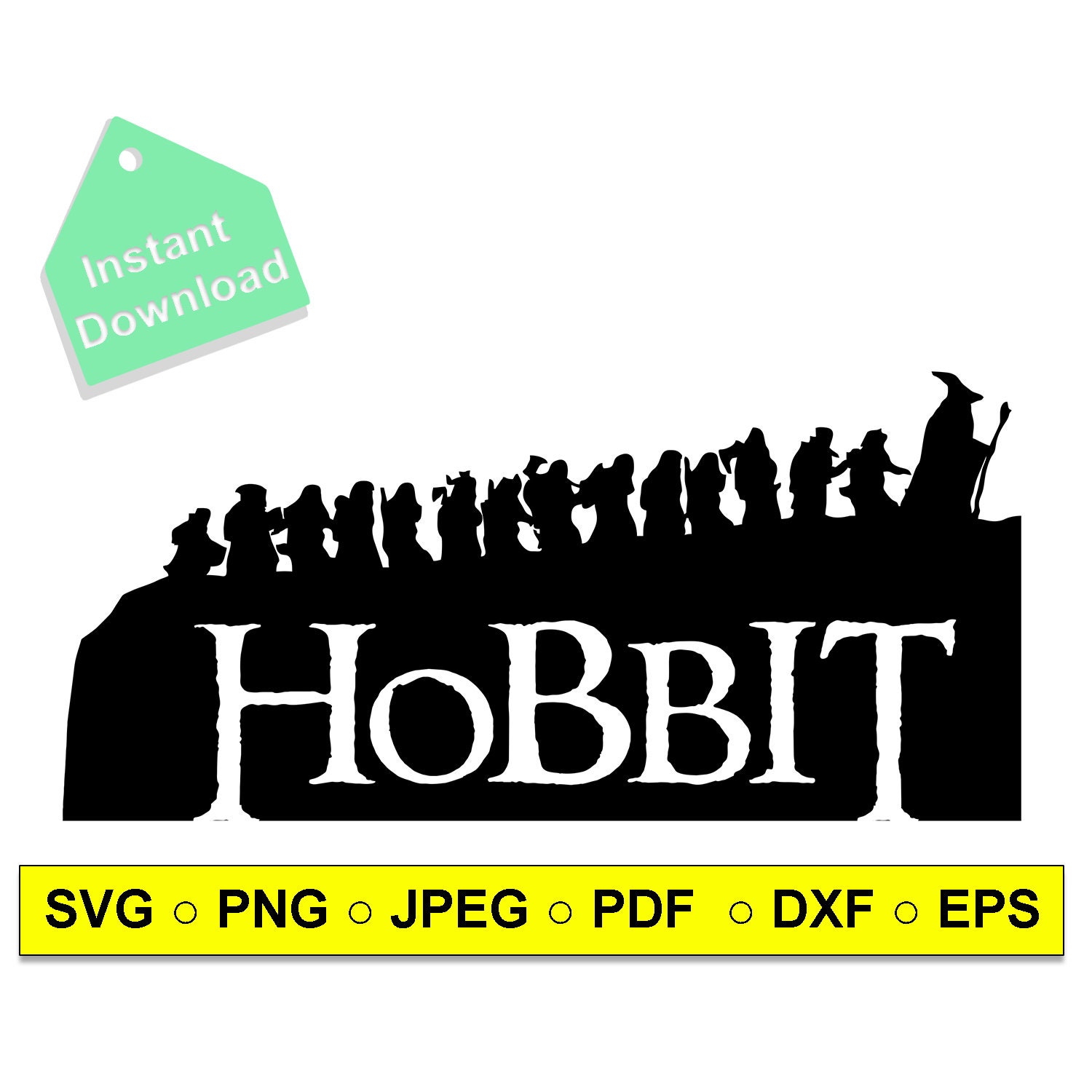 Hobbit svg Ring svg Herr der Ringe svg dxf png Herr der - Etsy.de