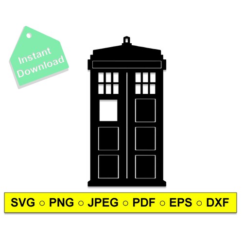 Doctor Who tardis SVG - Etsy
