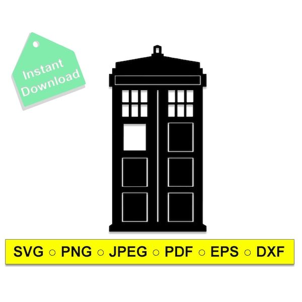 Tardis Svg - Etsy