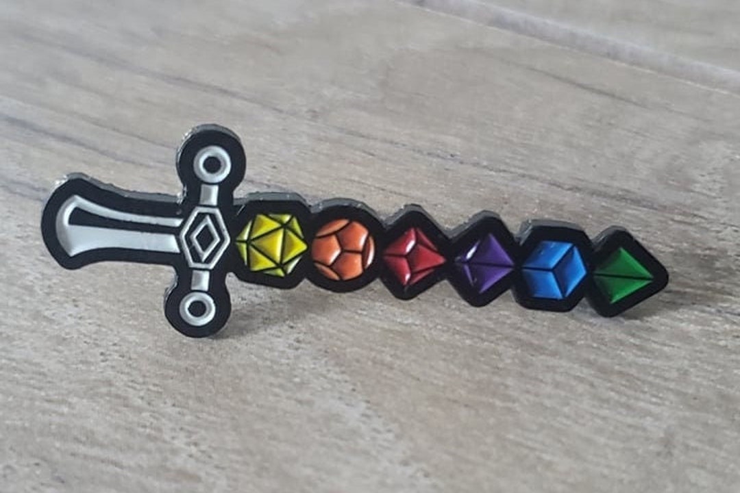 D&D Pin Dungeons and Dragons Sword, Collectible, Gift for Him or Her ...