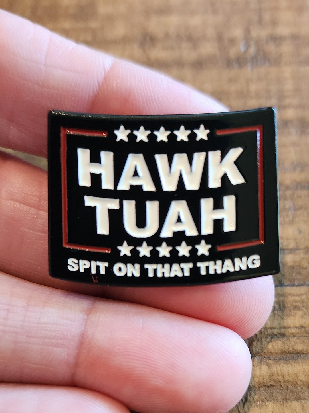 Hawk Tuah Spit on That Thang Enamel Pin, Funny, Meme, Collectible, NEW ...