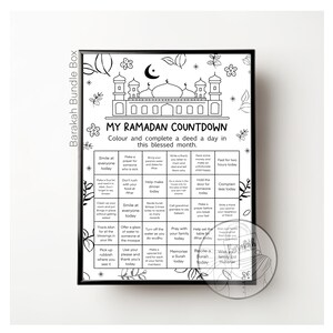 Personalised Ramadan Countdown Calendar - Etsy UK