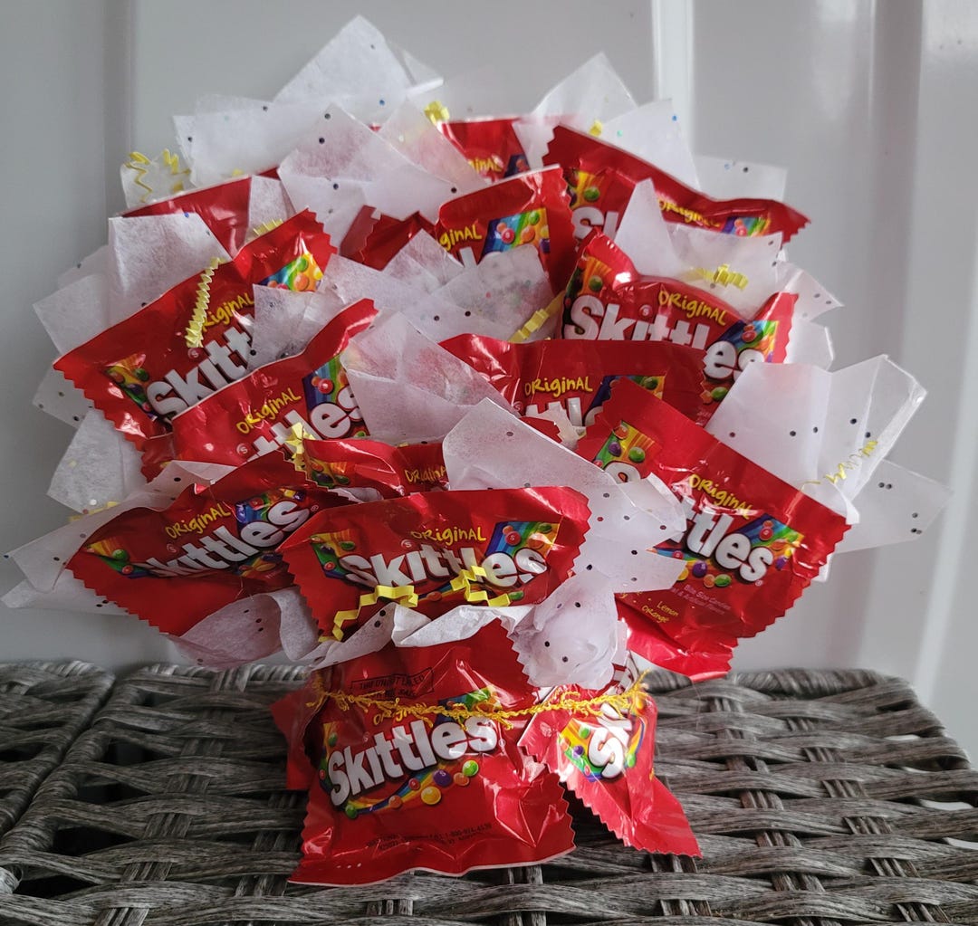 Mini Candy Bouquet Red Sweet - Etsy
