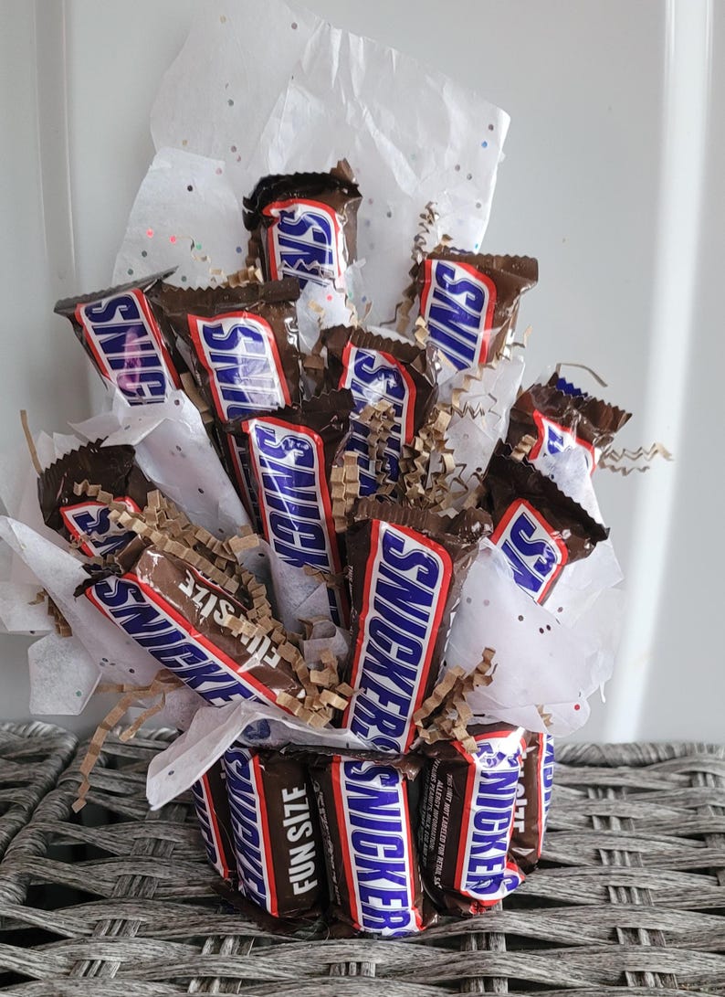 Mini Candy Bouquet Chocolate - Etsy