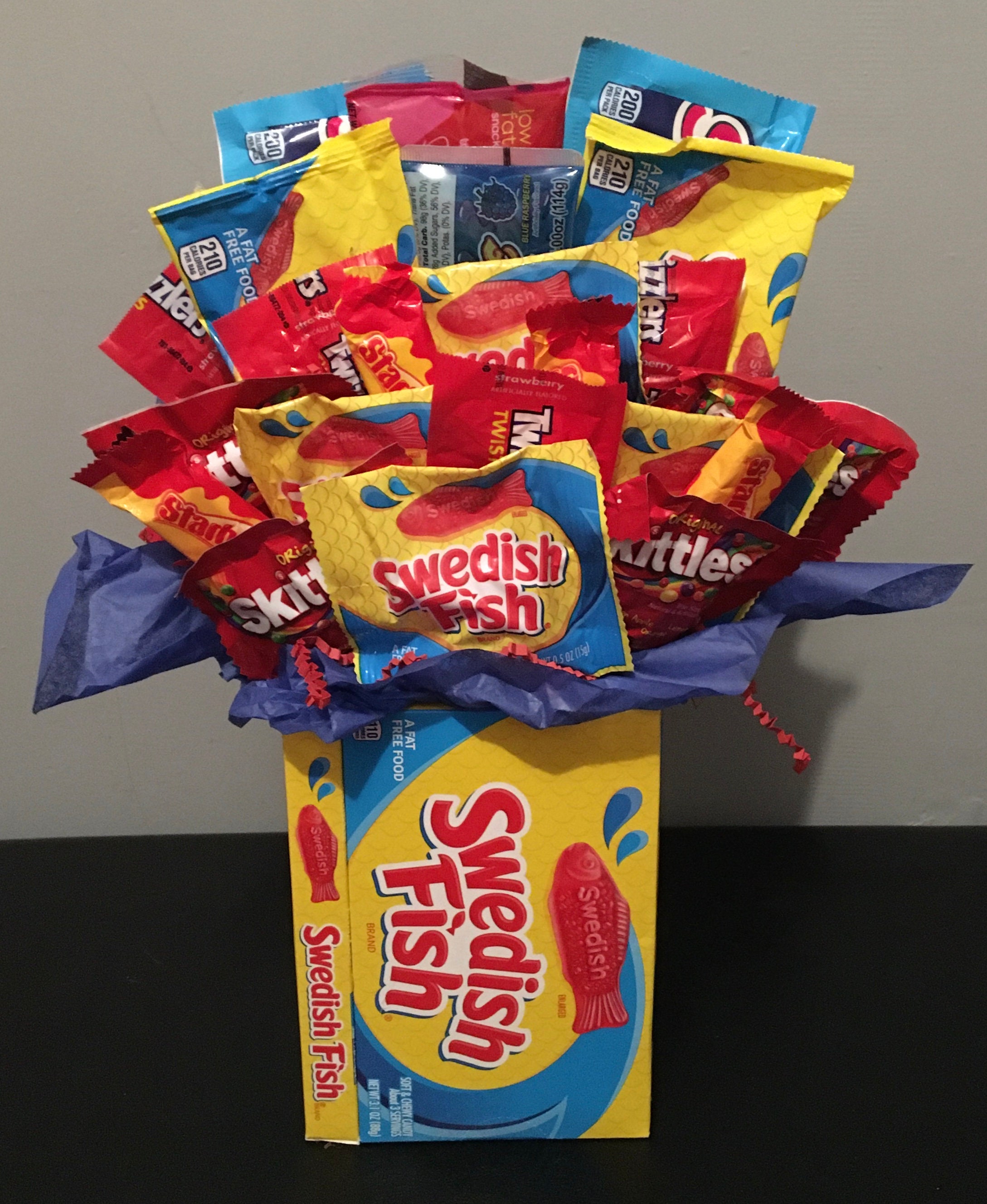 Chewy Fish Candy Box Bouquet - Etsy