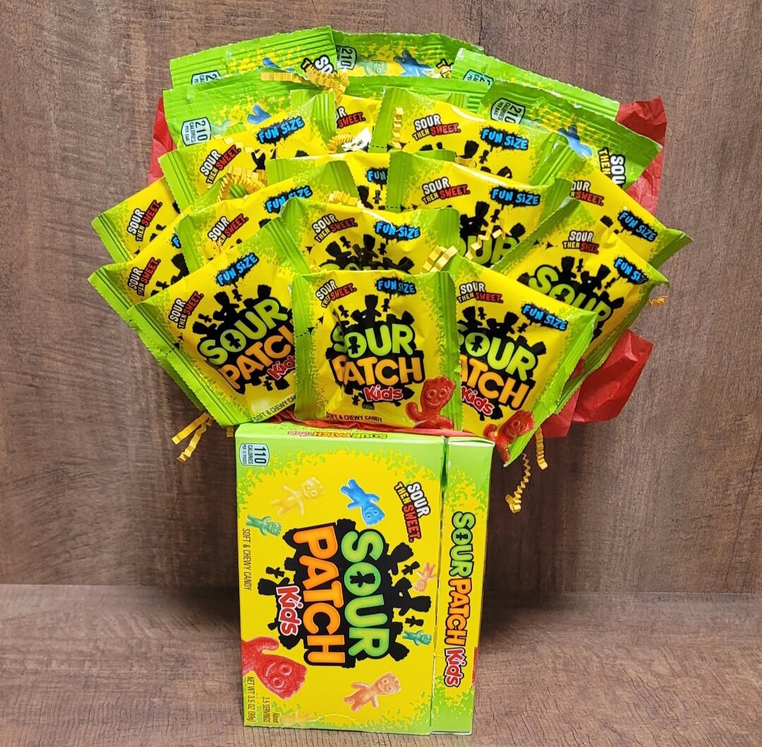 Sour Overload Candy Box Bouquet - Etsy