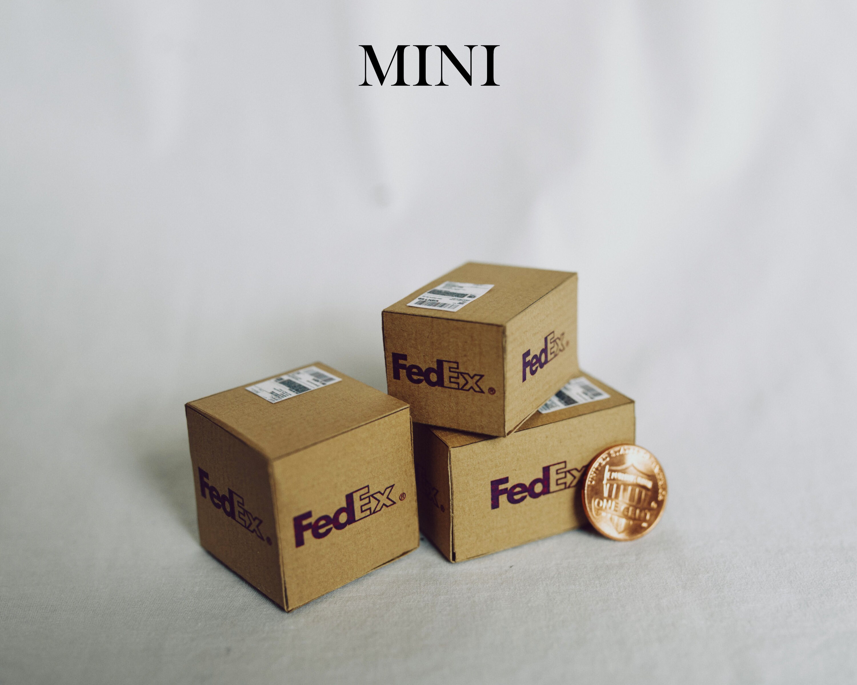 Mini Fedex Ground Box Template Instant Download Printable - Etsy Canada