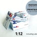 Mini AMAZON Envelope 1:6 Template, Instant Download Printable Packages ...