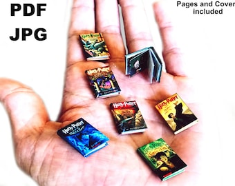 2 Books of Magical Herbs Dollhouse Mini Book 1:12, 6th 24th OPENABLE ...