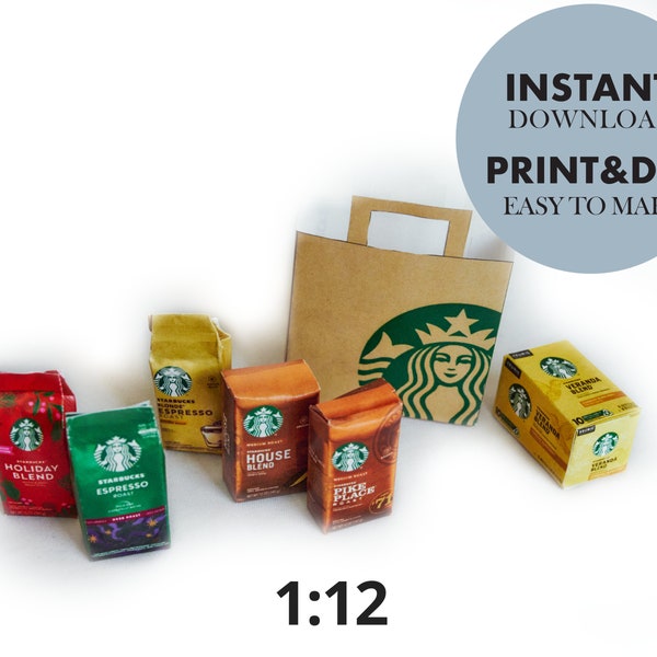 Mini Starbucks - Etsy