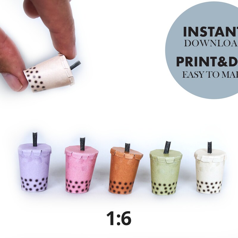 Boba Tea Ornament - Etsy