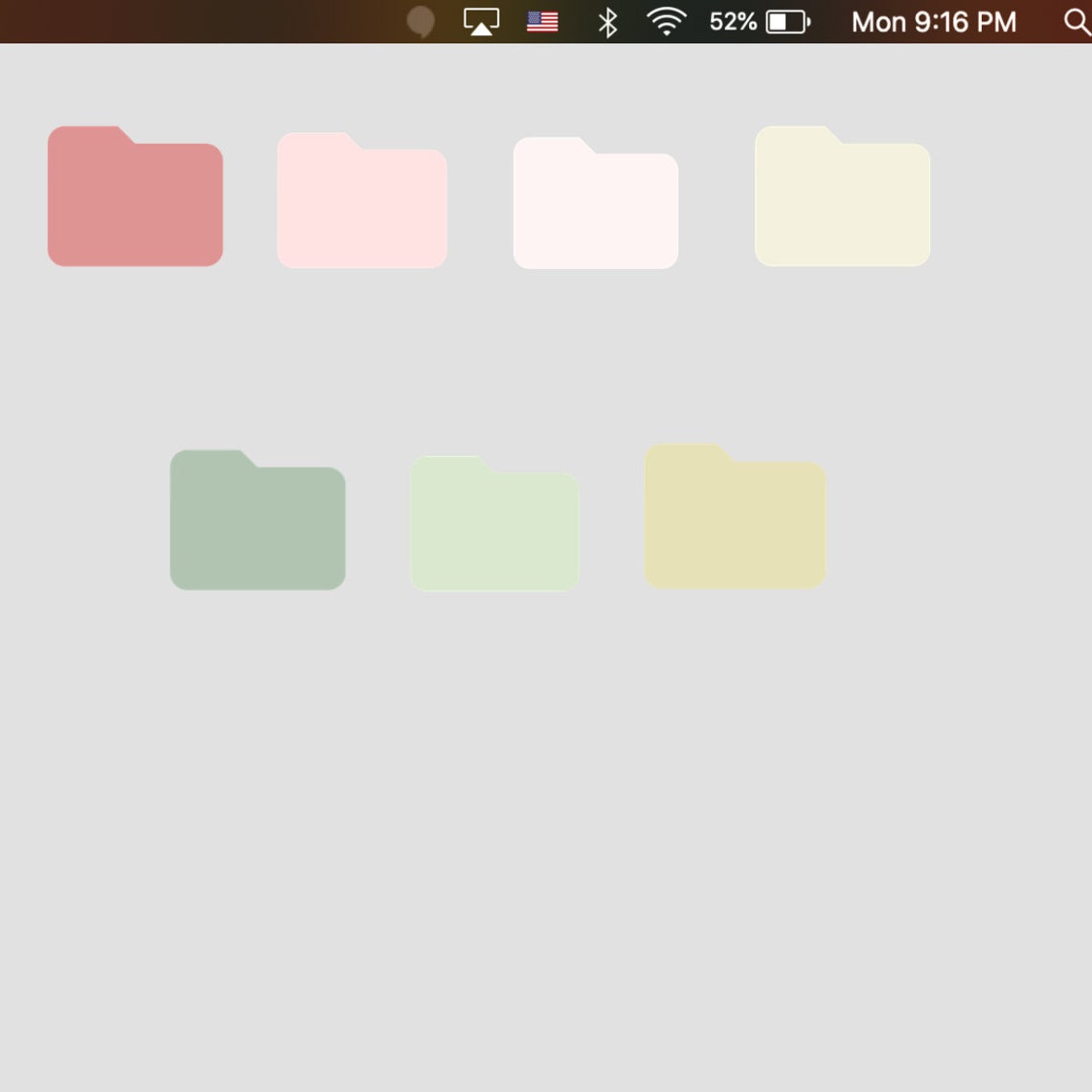 Desktop Icons desktop Folders Pastel Icons MacBook Icons - Etsy