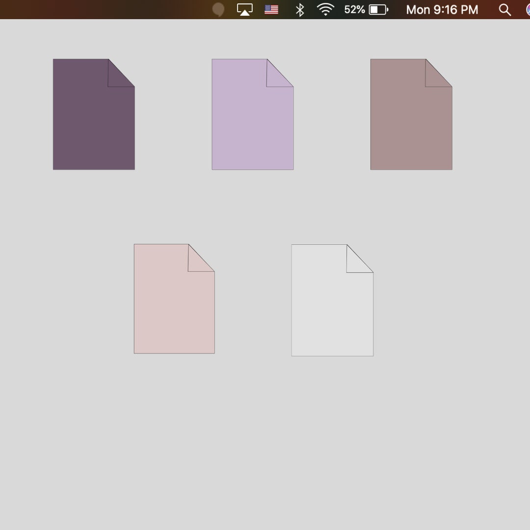 Desktop Icons Desktop Documents Organizer Icons Mac - Etsy