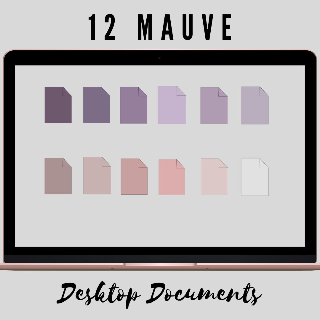 Desktop Icons Desktop Documents Organizer Icons Mac - Etsy