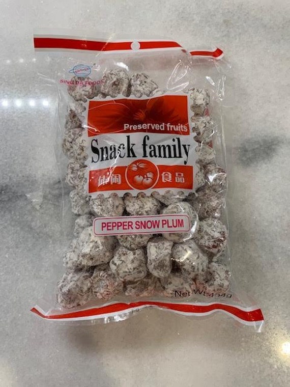 Snack Family Pepper Snow Plum 454 Gm 1 Lb. - Etsy