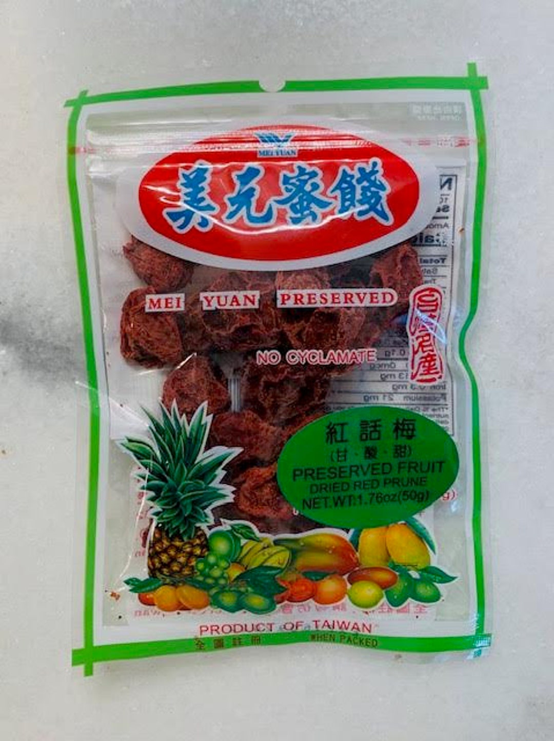 Red Salt Prune Preserved Dried Prune 50g (1.76oz) - Etsy