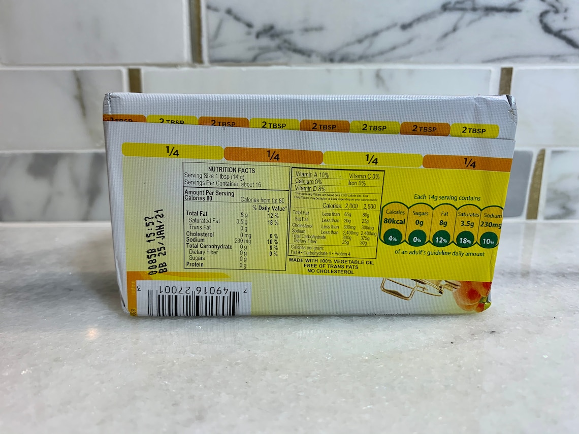 Golden Ray Cooking Margarine 8 Oz pack of 3 - Etsy