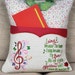 Reading Pocket Pillow, Scripture Verse, Music Note Pillow, Bedroom ...