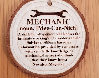 Mechanic Plaque | Etsy