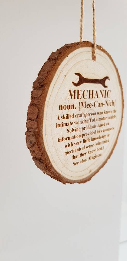Funny Mechanic Plaque, Laser Engraved - Etsy