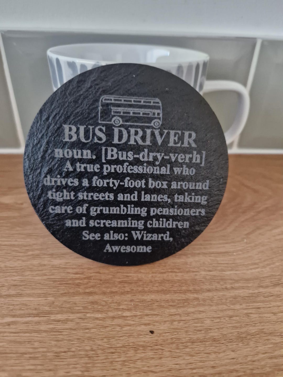 Funny Bus Driver Coaster - Etsy UK