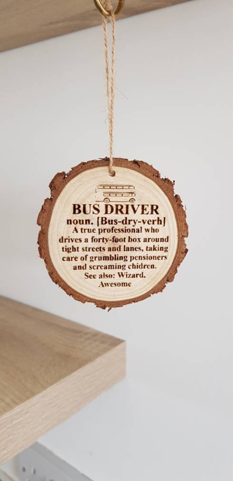 Funny Bus Driver Sign, Laser Engraved - Etsy