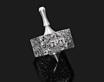 Alo Alo Excellent Quality Stainless Steel Modern Dreidel , Hand Made in ...