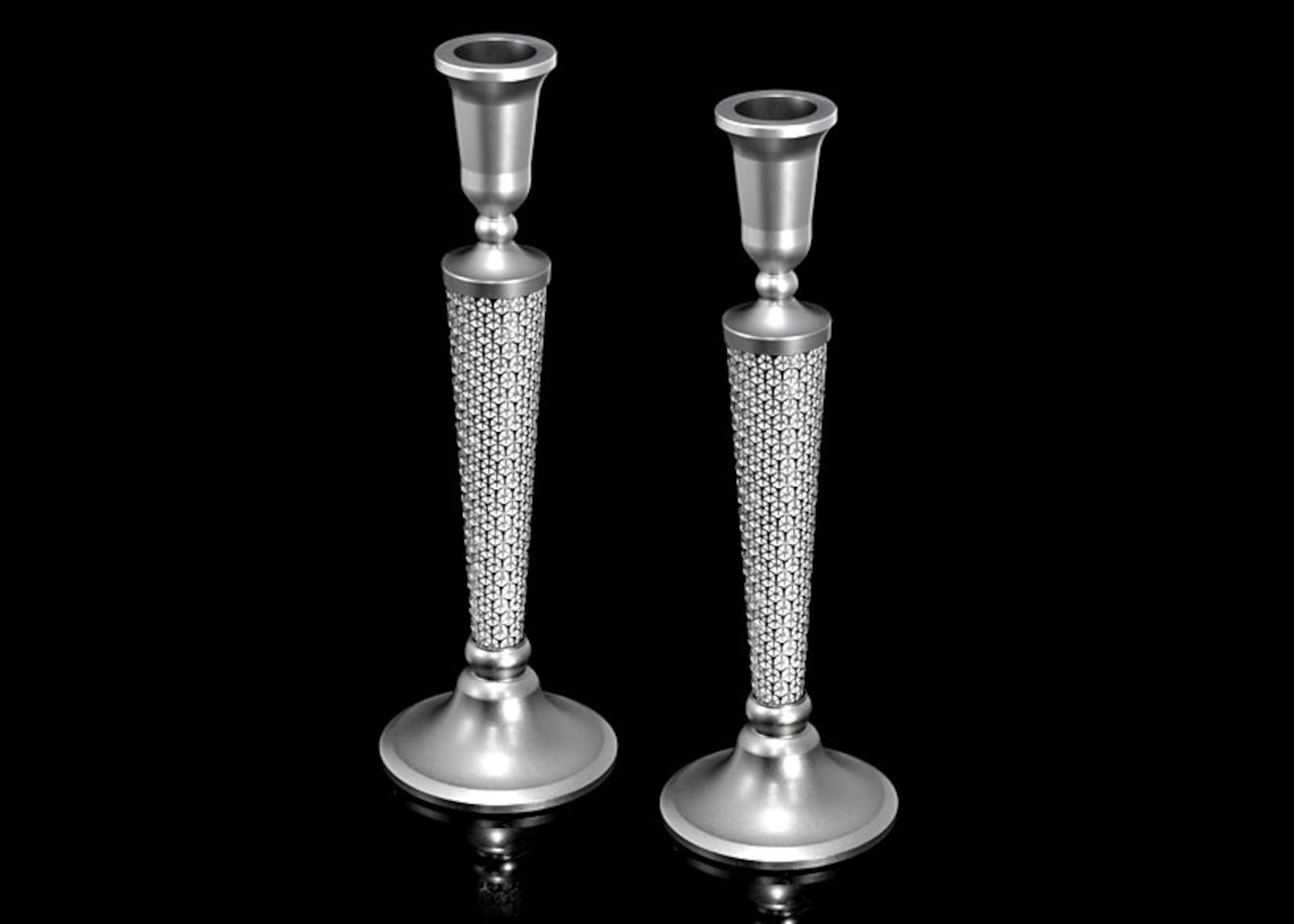 Lexie White 9" - Excellent Quality , Stainless Steel Modern Candle ...