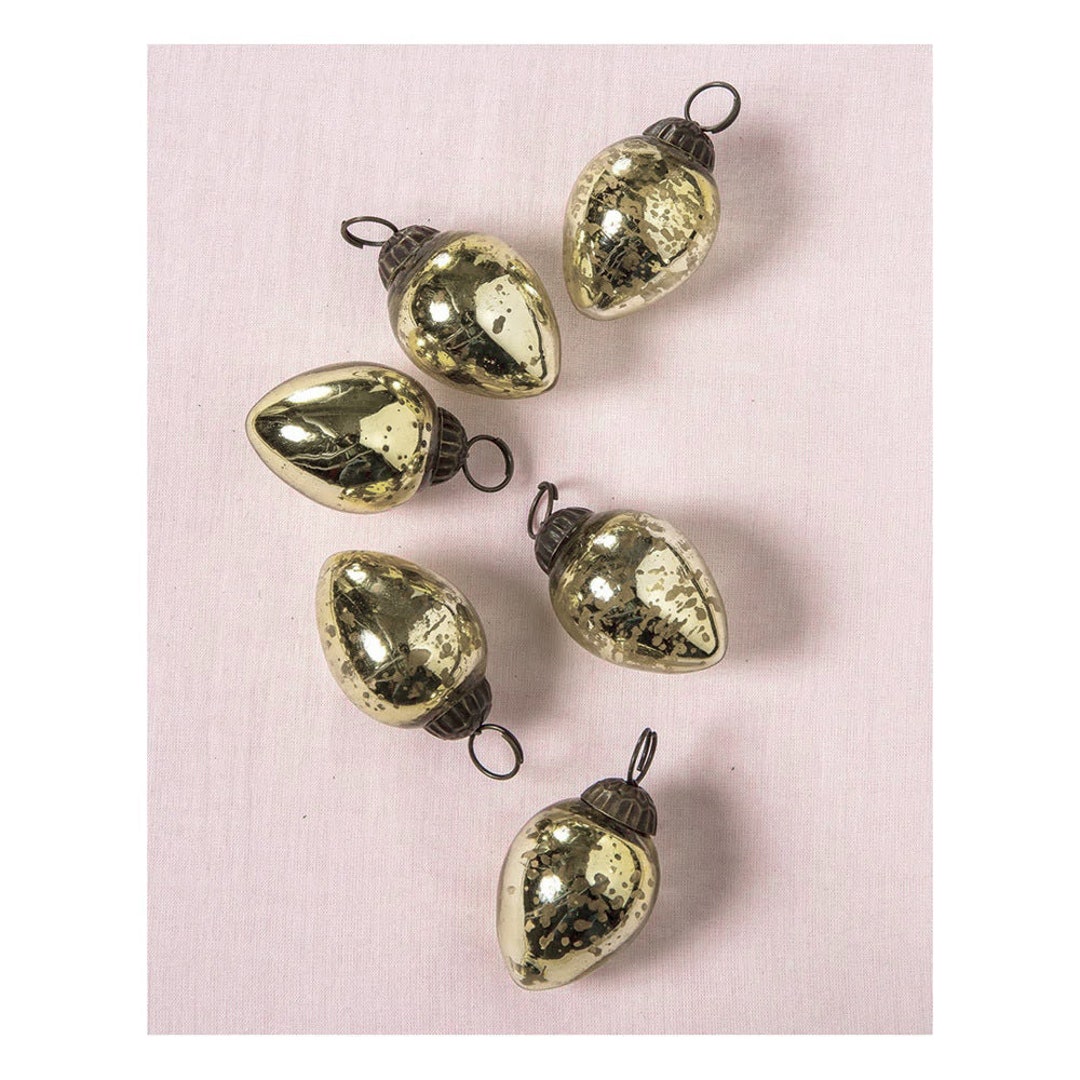 Mini Mercury Glass Ornamentsnull