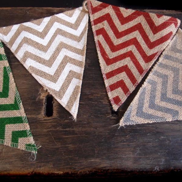 Chevron Pennant - Etsy