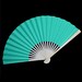 9 Water Blue Paper Hand Fans for Weddings, Premium Paper Stock 10 Pack ...