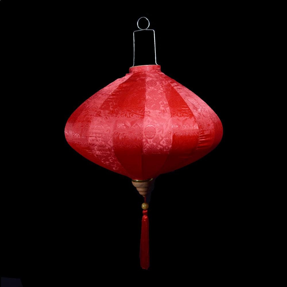 Diamond Shaped Extra Large Red Vietnamese Silk Lantern Lanterns ...