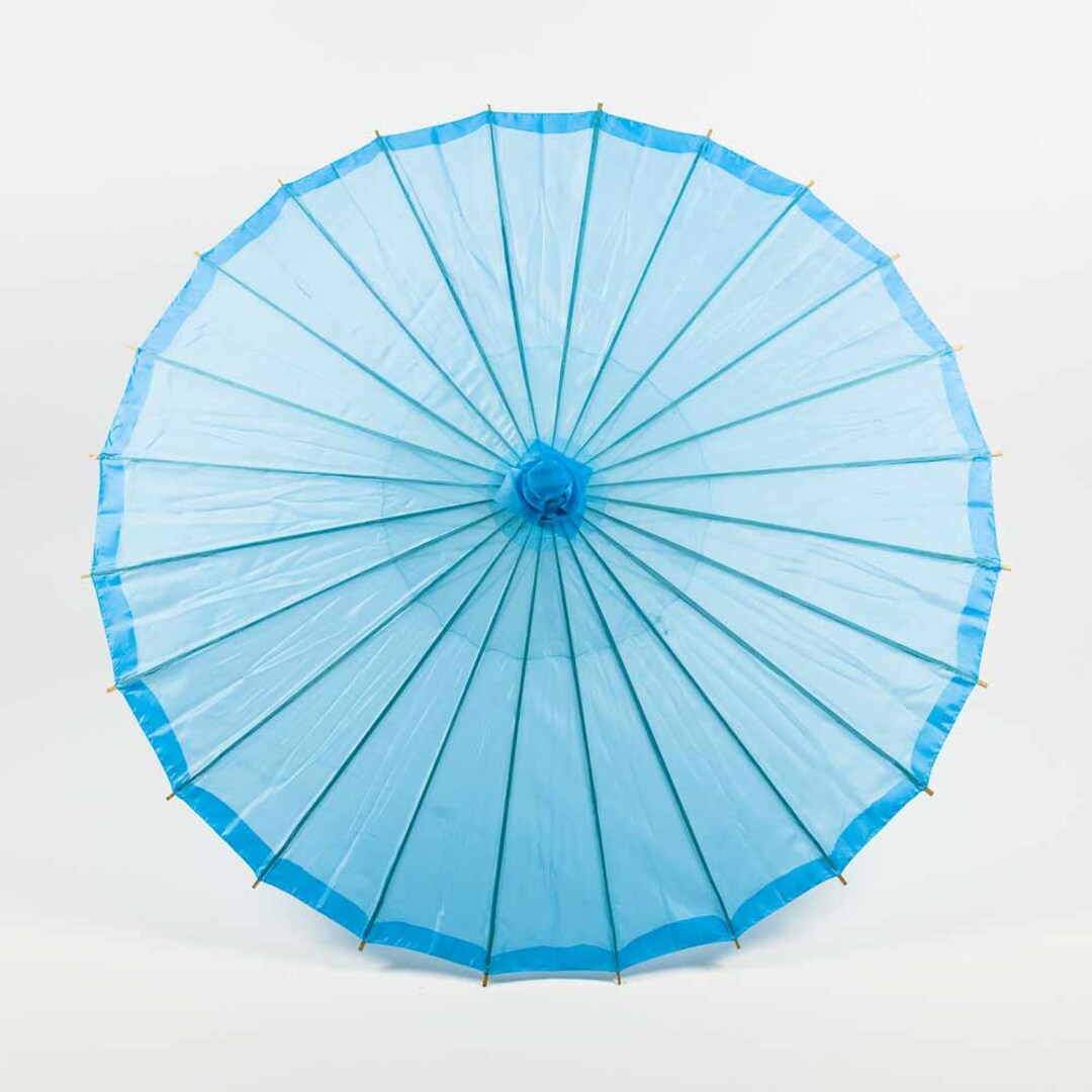 32 Sky Blue Parasol Umbrella Premium Nylon With Elegant - Etsy