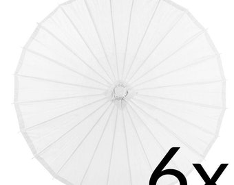 Paper Parasol Bulk White - Etsy