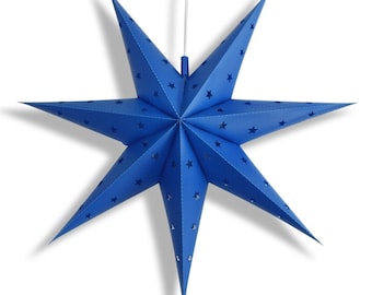 Blue Star Lantern - Etsy