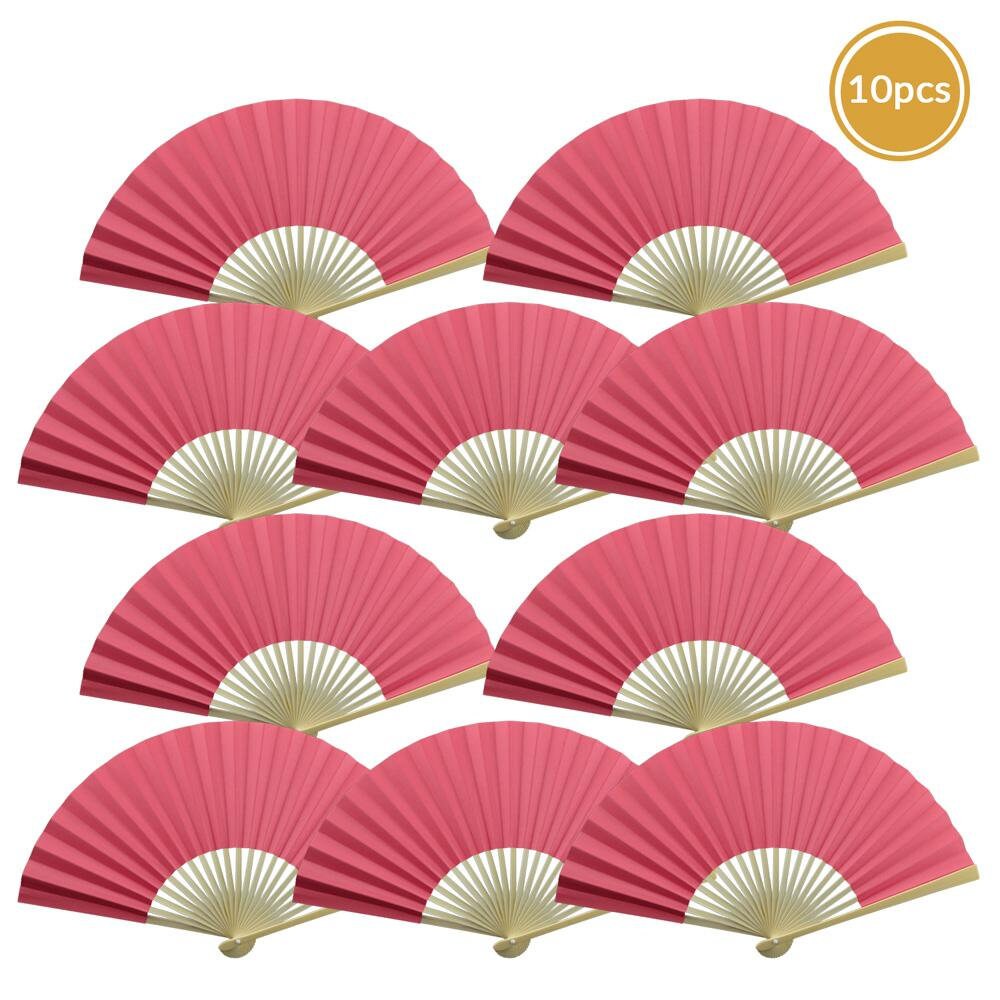 Pink Hand Fan Clipart