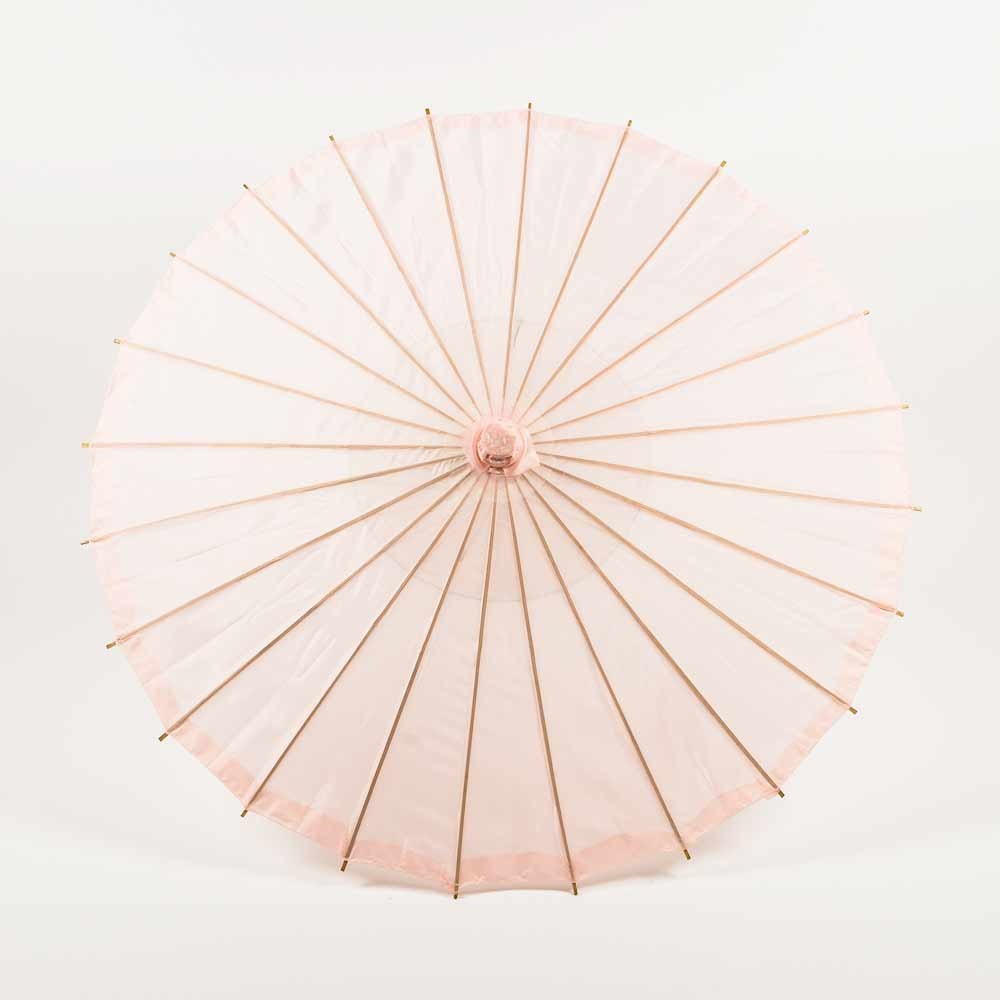 32 Rose Quartz Pink Parasol Umbrella Premium Nylon With - Etsy