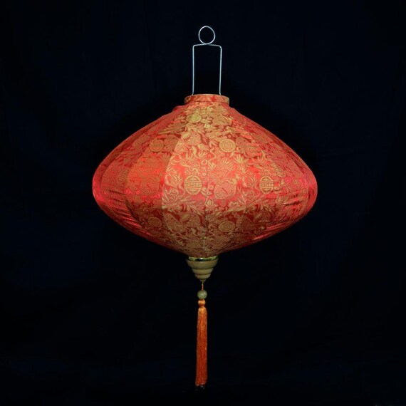 Diamond Shaped Extra Large Red Vietnamese Silk Lantern Lanterns ...