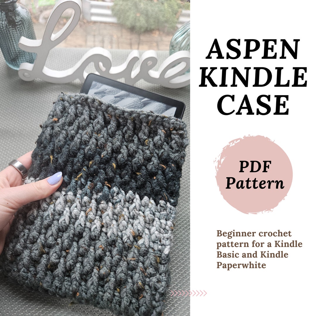 Aspen Kindle Case | Crochet Pattern | PDF Download - Etsy