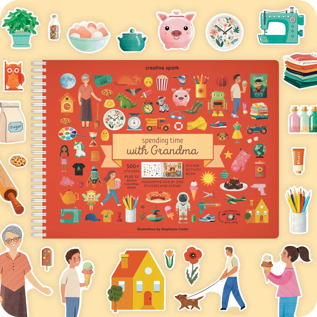 Fun With Gramma Sticker Book - Etsy
