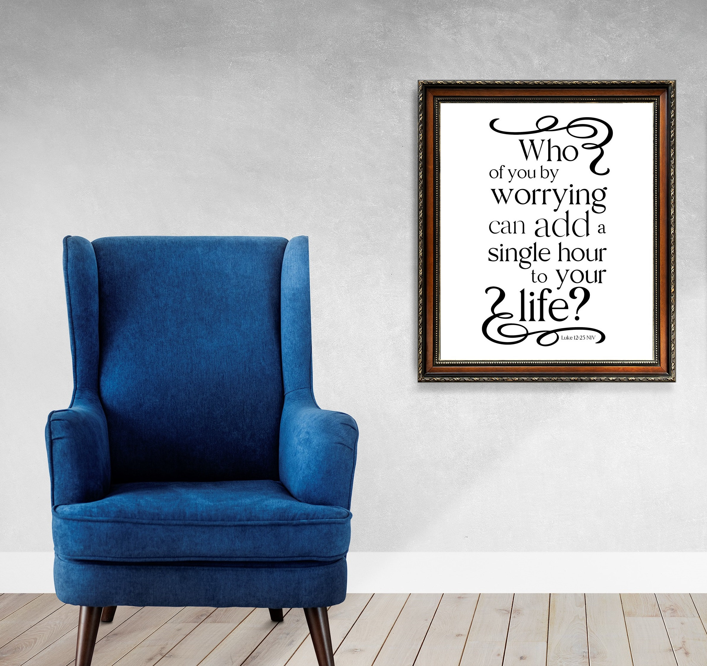 Who of You by Worrying Can Add a Single Hour to His Life? Luke 12:25 ...