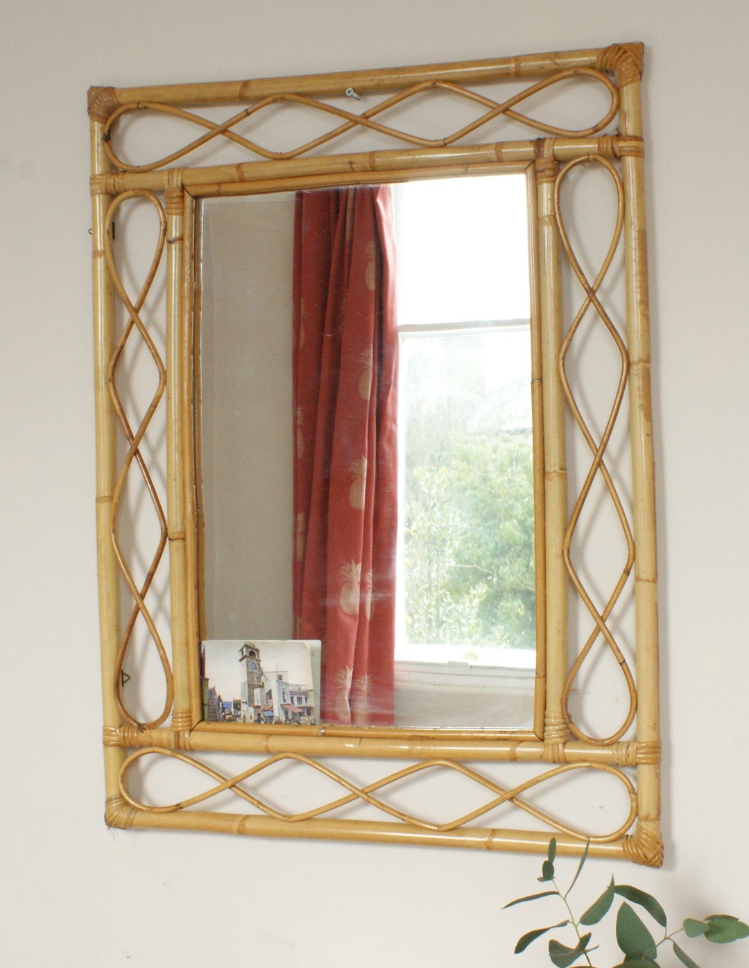 Bamboo / Cane Mirror - Etsy UK