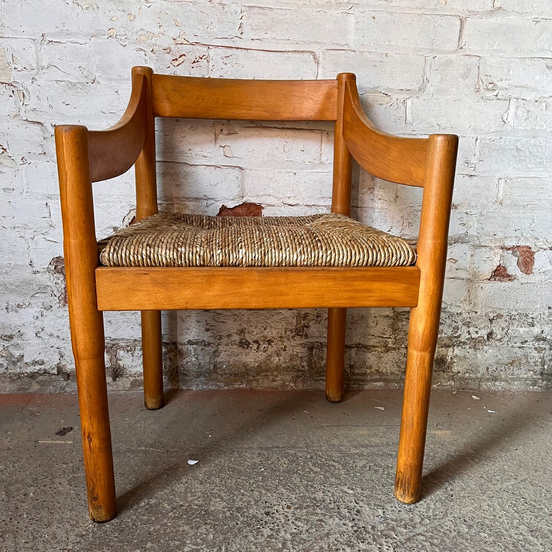 A Carimate Carver Chair Designed by Vico Magistretti - Etsy