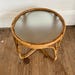 Bamboo Glass Top Table / Round Coffee Table - Etsy